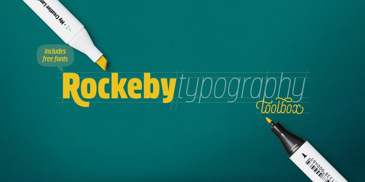 Rockeby Typography Toolbox - Free Font