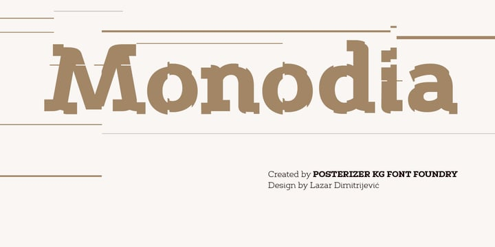 Monodia Font Family - Free Font