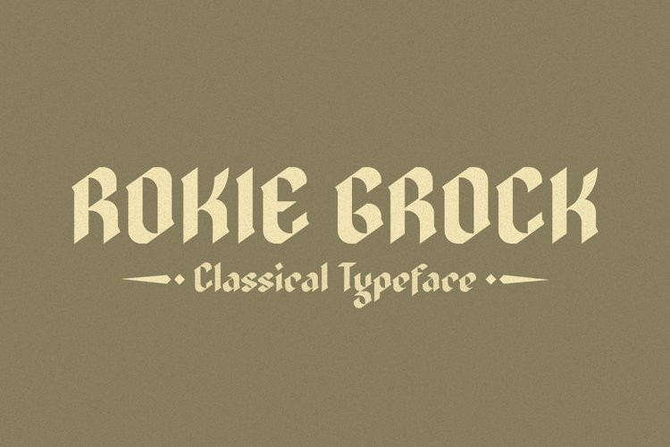 Rokie Grock Font - Free Font