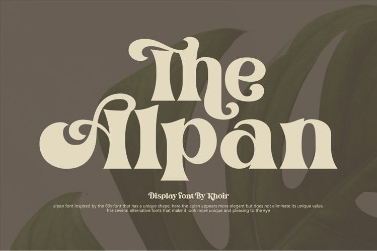 The Alpan Font - Free Font