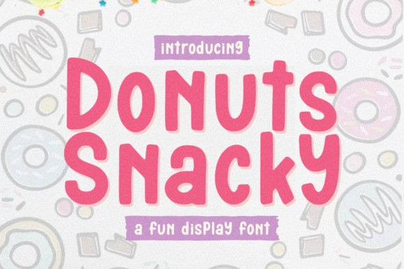 Donuts Snacky Font - Free Font