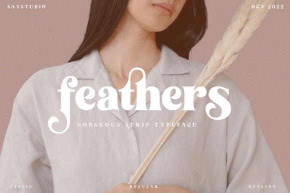 Feathers Font - Free Font