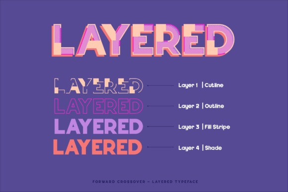 Forward Crossover Font - Free Font