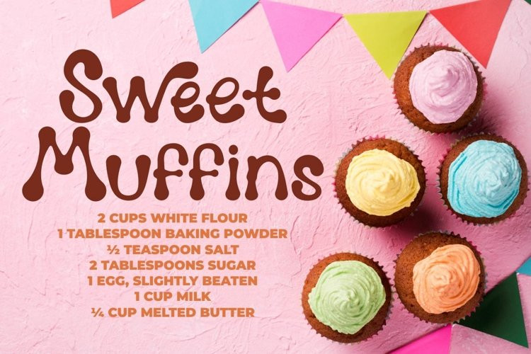 Melting Dessert Font - Free Font