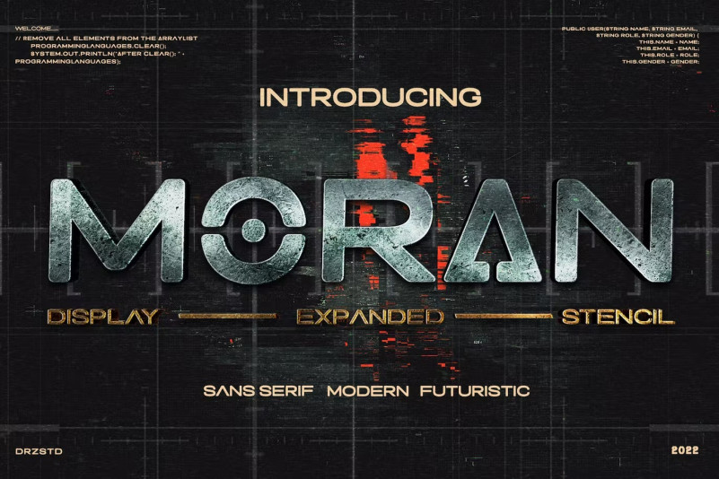 Moran - Modern Futuristic Font - Free Font