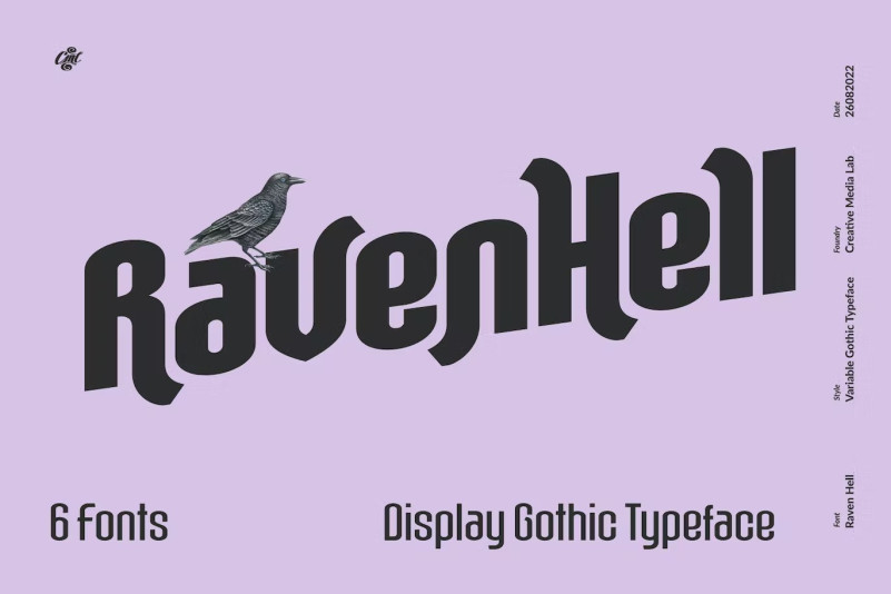 Raven Hell Regular Font Family - Free Font