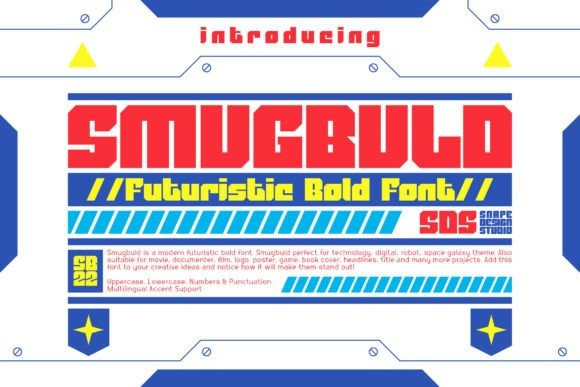 Smugbuld – Futuristic Bold Font - Free Font Smugbuld – Futuristic Bold Font - Free Font