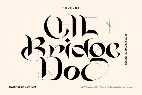 The Bridge Do Font - Free Font