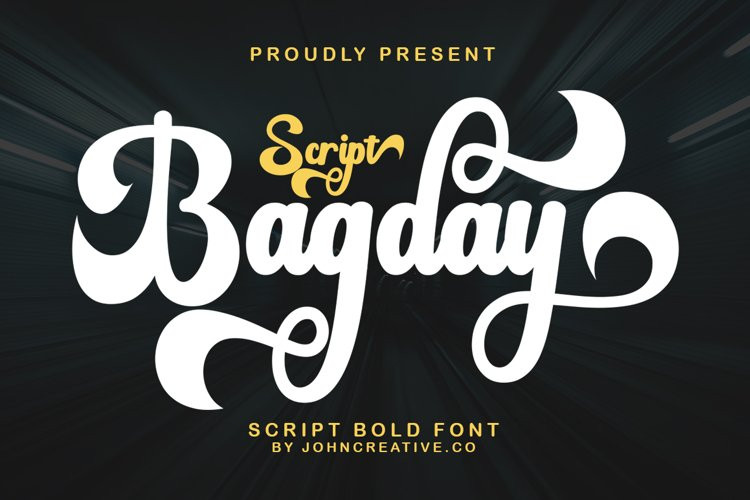 Bagday Script Font - Free Font