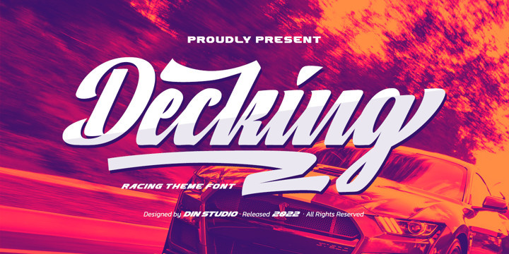 Decking Font Family - Free Font