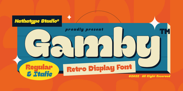 Gamby Font Family - Free Font