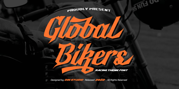 Global Bikers Font - Free Font