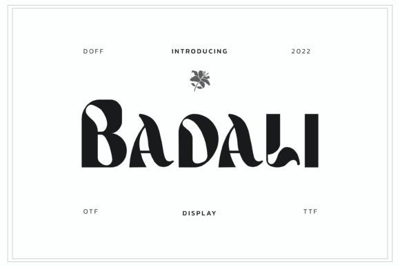 Badali Font - Free Font