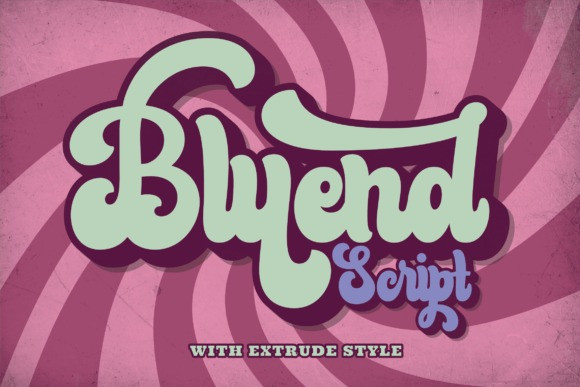 Bluend Font - Free Font