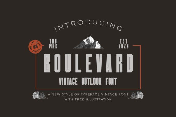 Boulevard Font - Free Font