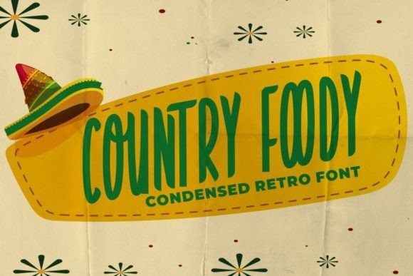 Country Foody Font - Free Font