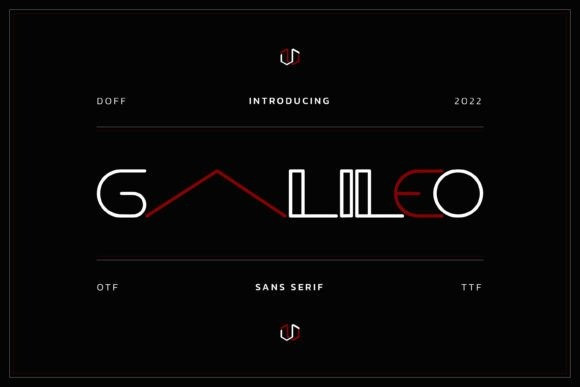 Galileo Font - Free Font
