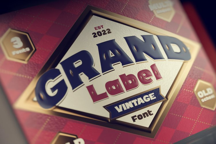 Grand Label Font - Free Font
