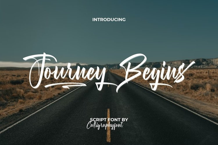 Journey Begins Font - Free Font