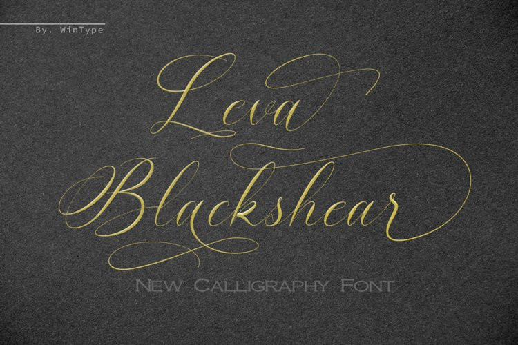 Leva Blackshear Font - Free Font