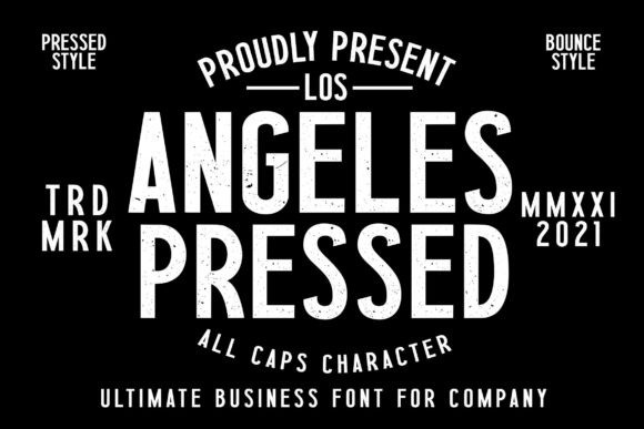 Los Angeles Press Font - Free Font