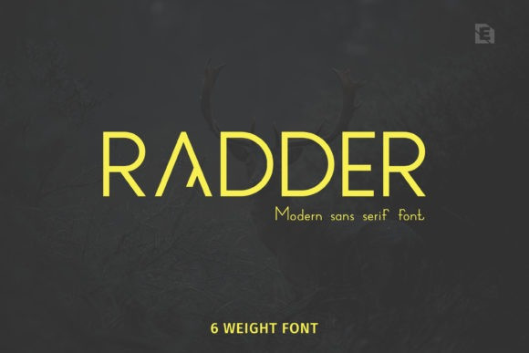 Radder Font Family - Free Font