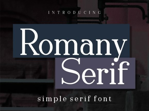 Romany Serif Font Family - Free Font