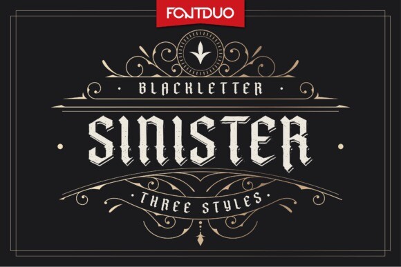 Sinister Font - Free Font