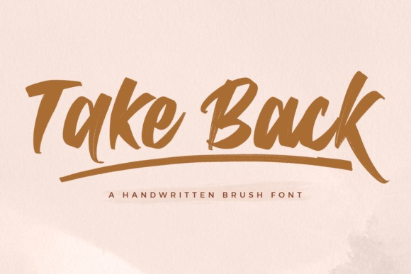 Take Back Font - Free Font