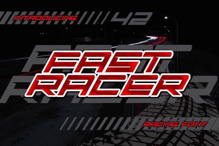 Fast Racer Font - Free Font