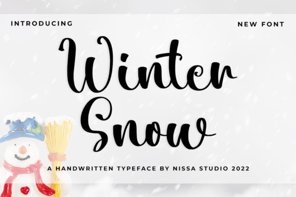 Winter Snow Font - Free Font