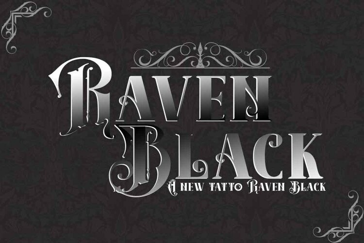 Raven Black Font - Free Font