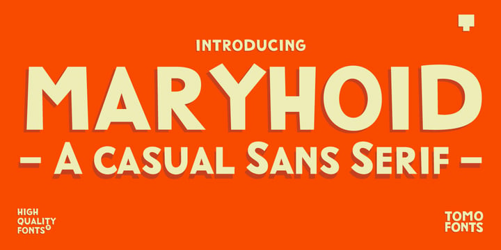 Maryhoid Font - Free Font