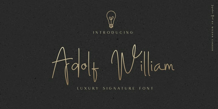 Adolf William - Free Font