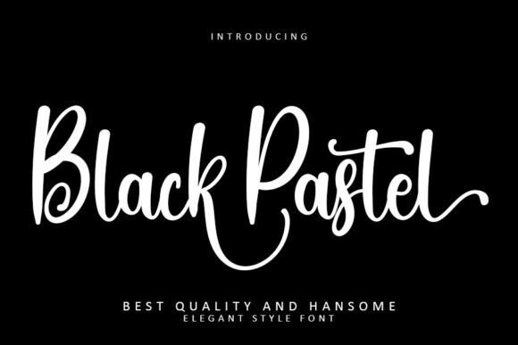 Black Pastel Font - Free Font