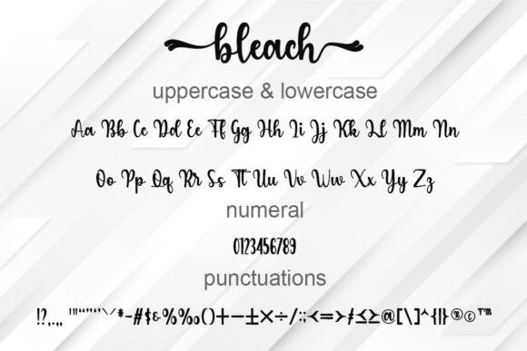 Bleach Font - Free Font