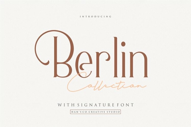 Berlin Collection Font - Free Font