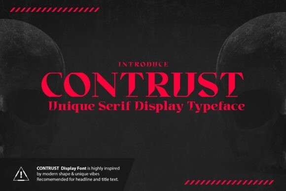Contrust Font - Free Font
