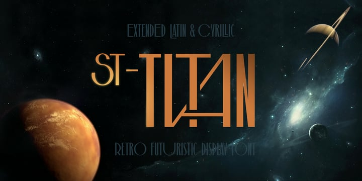 ST Titan Font - Free Font