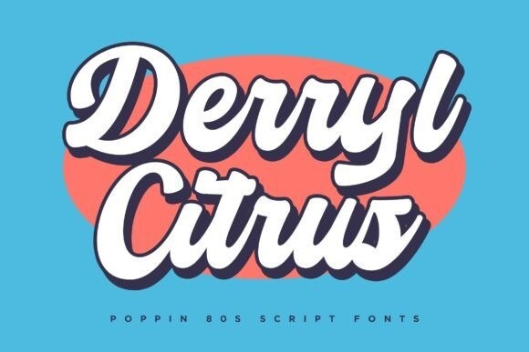 Derryl Citrus Font - Free Font