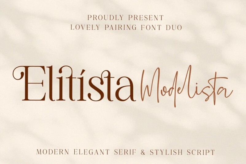 Elitista Modelista Font - Free Font