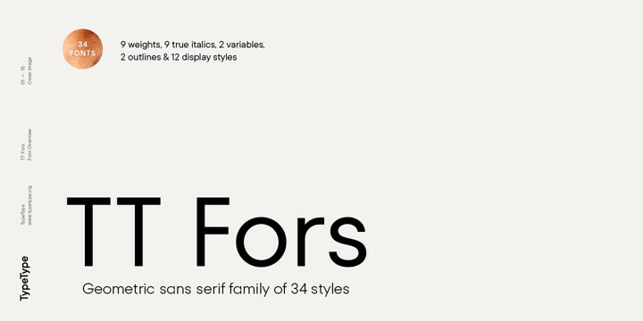 TT Fors Font Family - Free Font