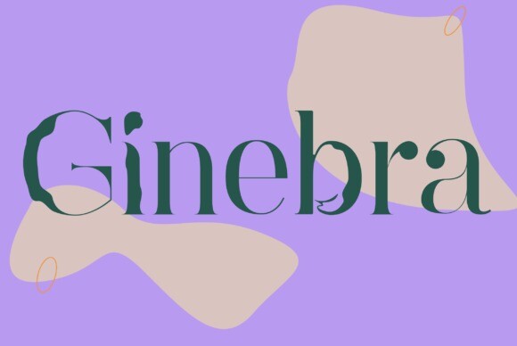 Ginebra Font - Free Font