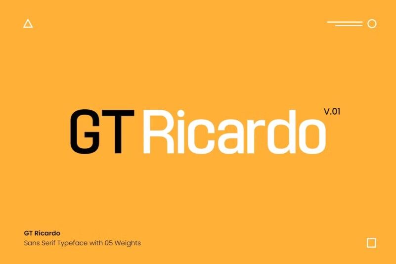GT ricardo typeface - Free Font
