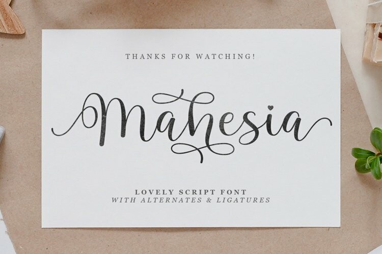 Mahesia Font - Free Font