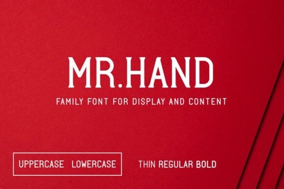 Mr. Hand Font - Free Font