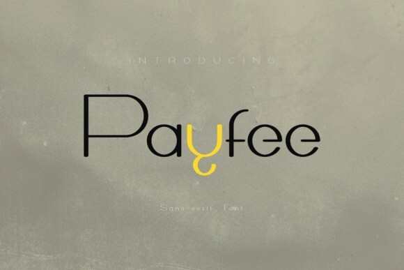 Payfee Font - Free Font