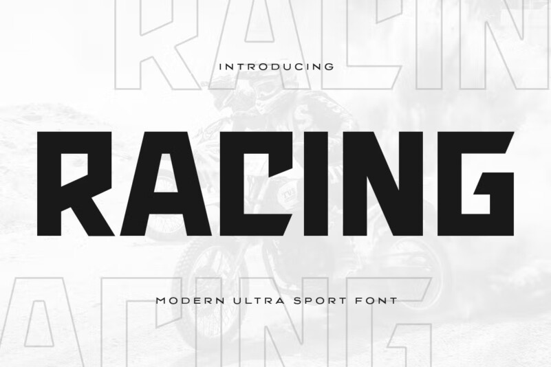 Racing - Free Font