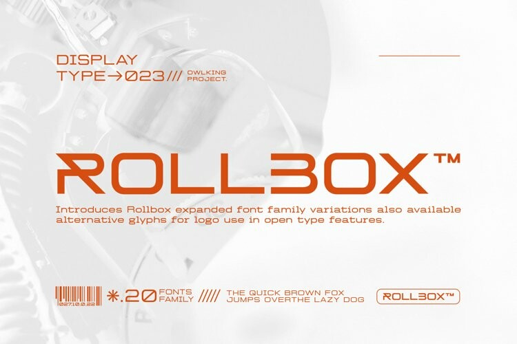 Rollbox 10279772 - Free Font