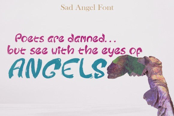 Sad Angel Font - Free Font